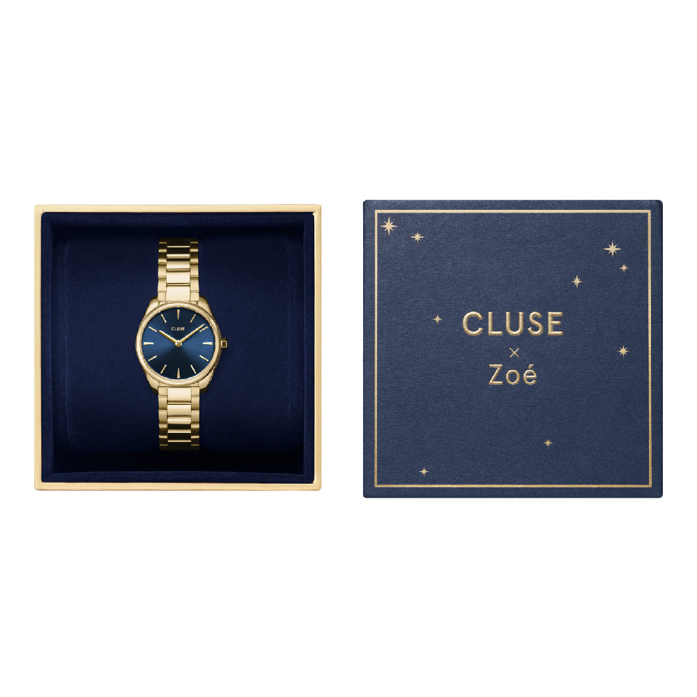 CLUSE x Zoé Féroce Mini Gold/Blue | John Ross Jewellers